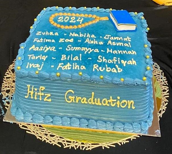 Hifz Graduation 2024 photos from Al Siraat College