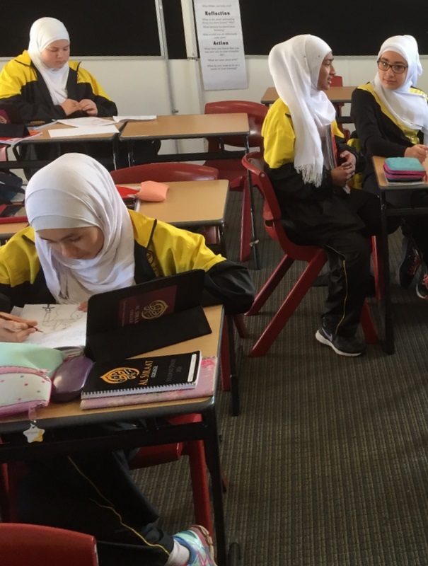 Year 7A Students' Ancient Egypt Assignment photos from Al Siraat College