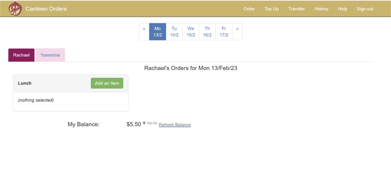 How to Make a Canteen Order Online photos from Al Siraat College