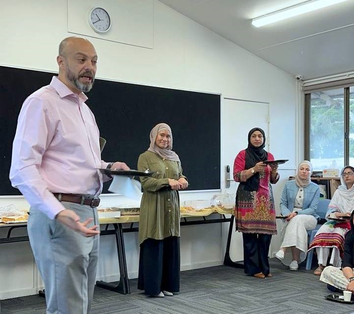PFC Welcome Morning Tea photos from Al Siraat College