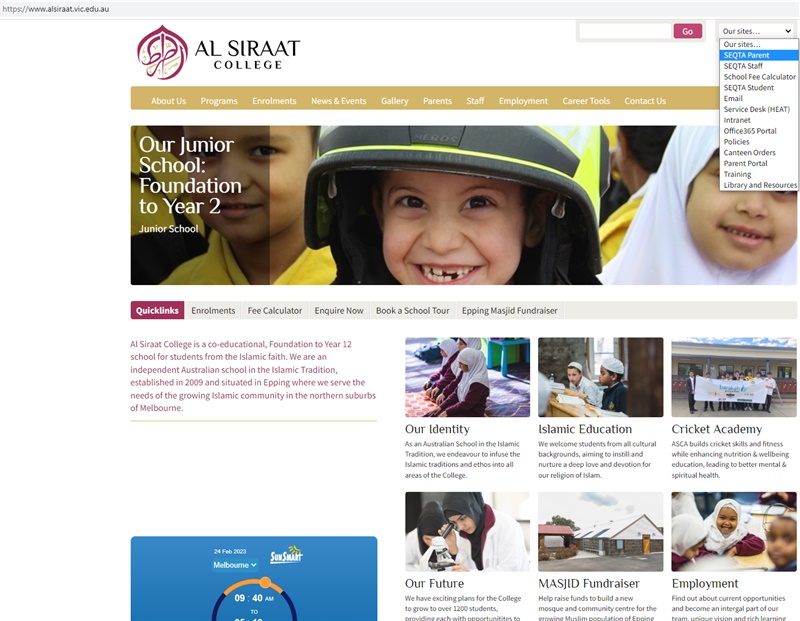 SEQTA Parent photos from Al Siraat College